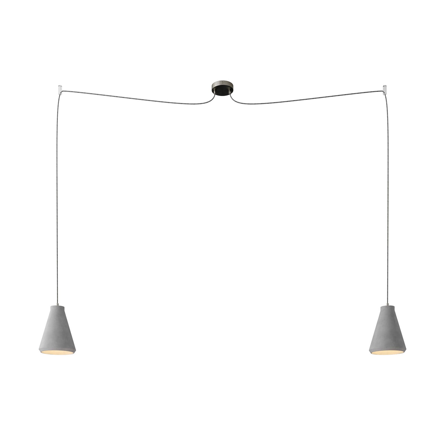 Spider – Chandelier Made in Italy with Imbuto concrete lampshade ...
